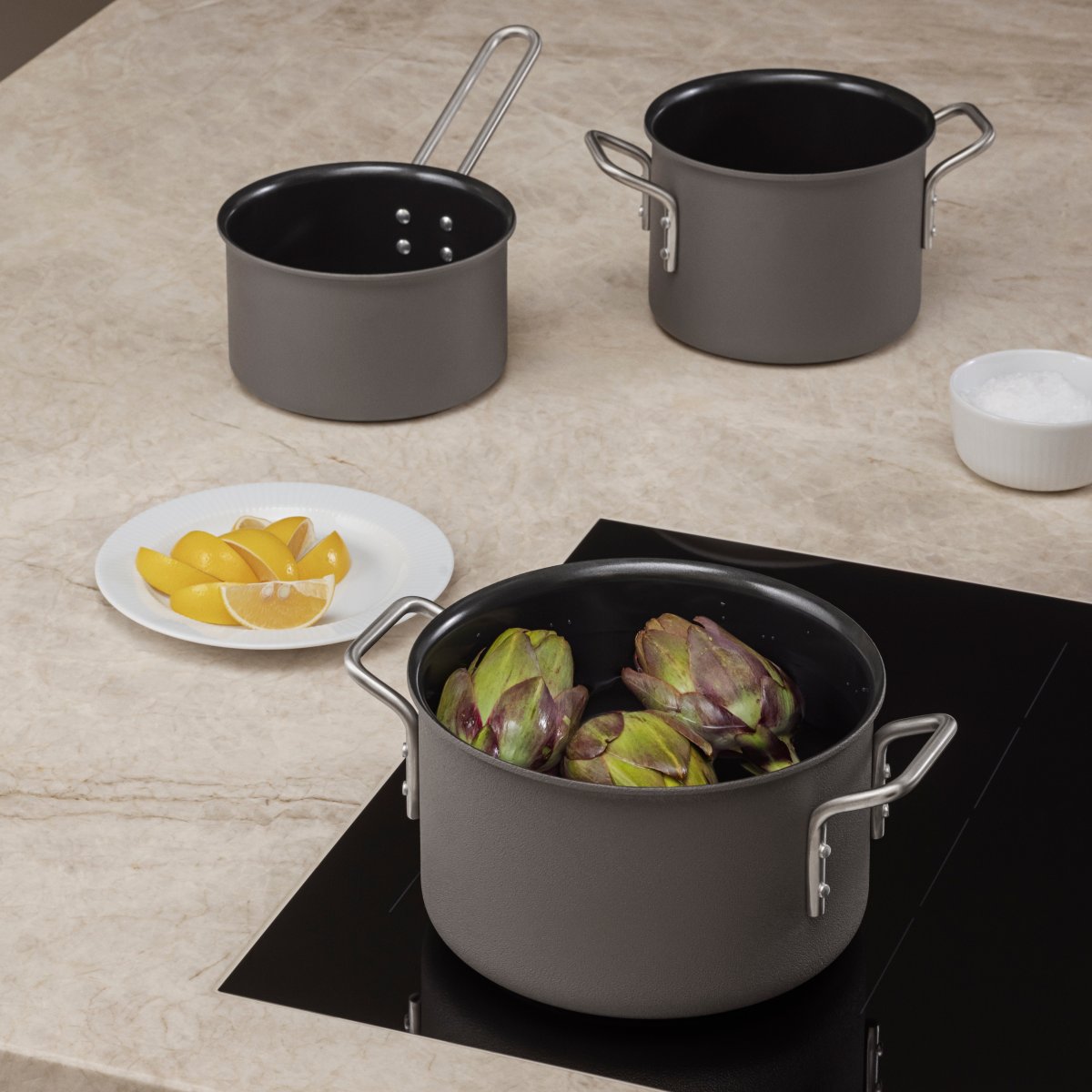 Gryder – Kvalitetsgrydesæt fra Tefal, Eva Trio, WMF m.fl.