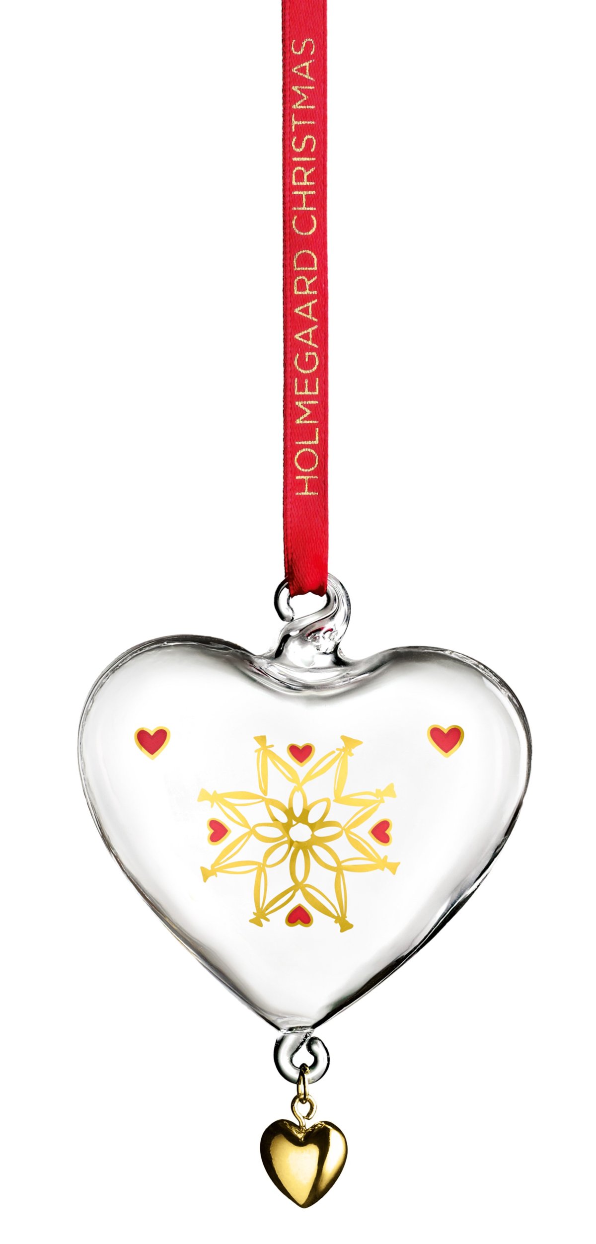 Holmegaard Årets Julehjerte 2021 - Lille - Julepynt